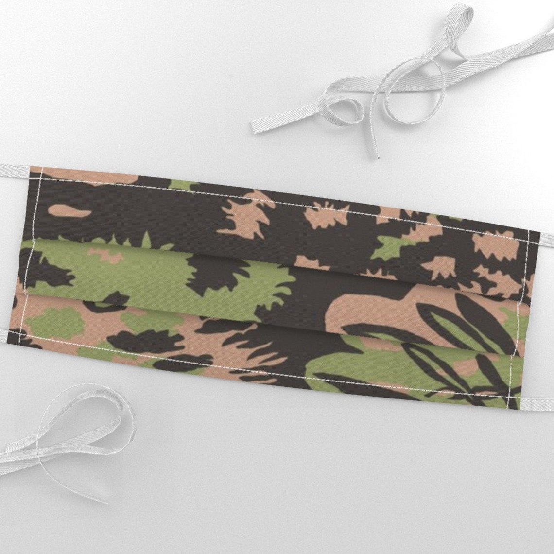 Palm Camo Fabric Palm Camo Palmenmuster Spring Colors by | Etsy