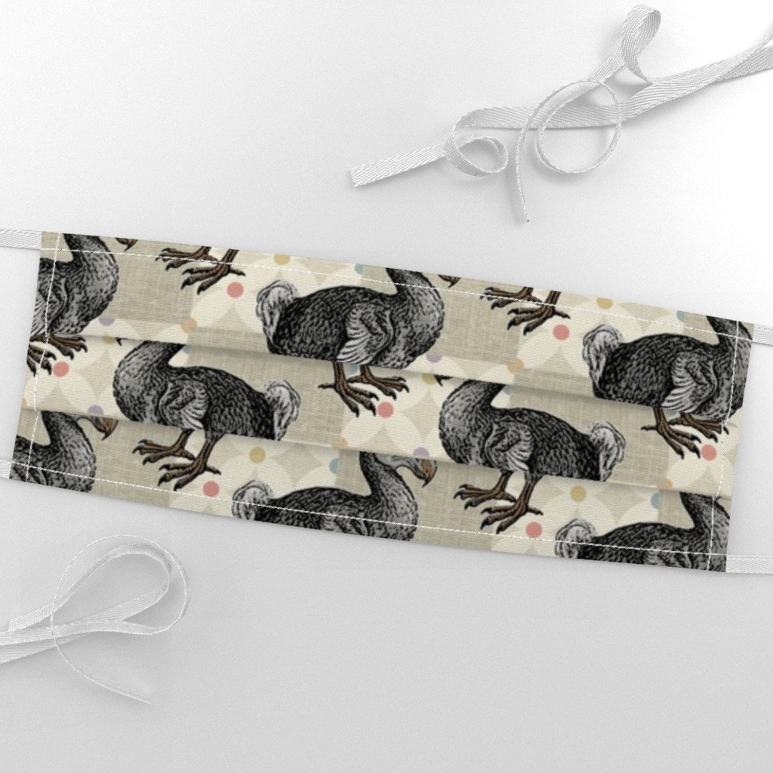 Dodo Fabric Dodo Doodle by Littlerhodydesign Floral Dodo | Etsy