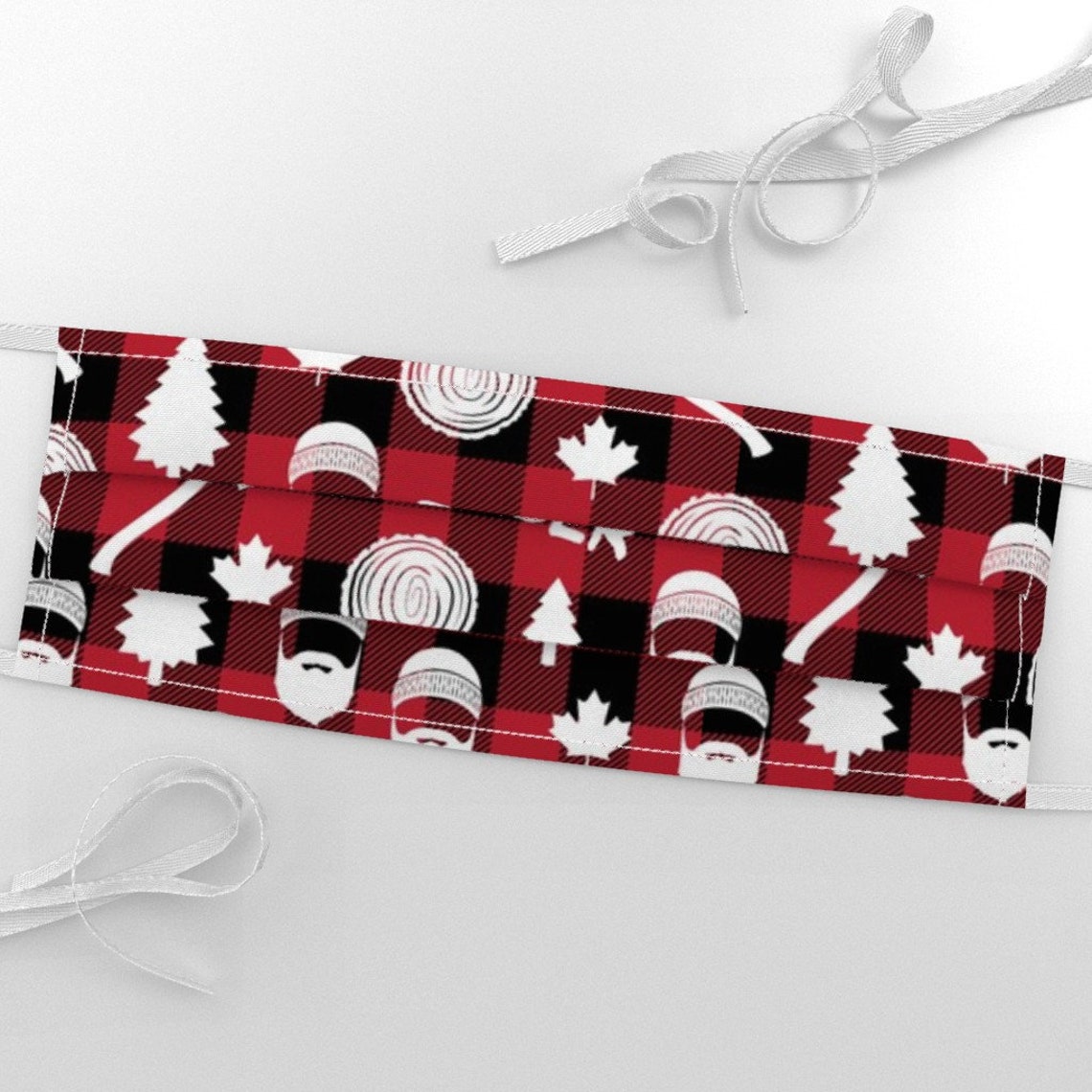 Lumberjack Fabric small Scale Lumberjack Timber | Etsy