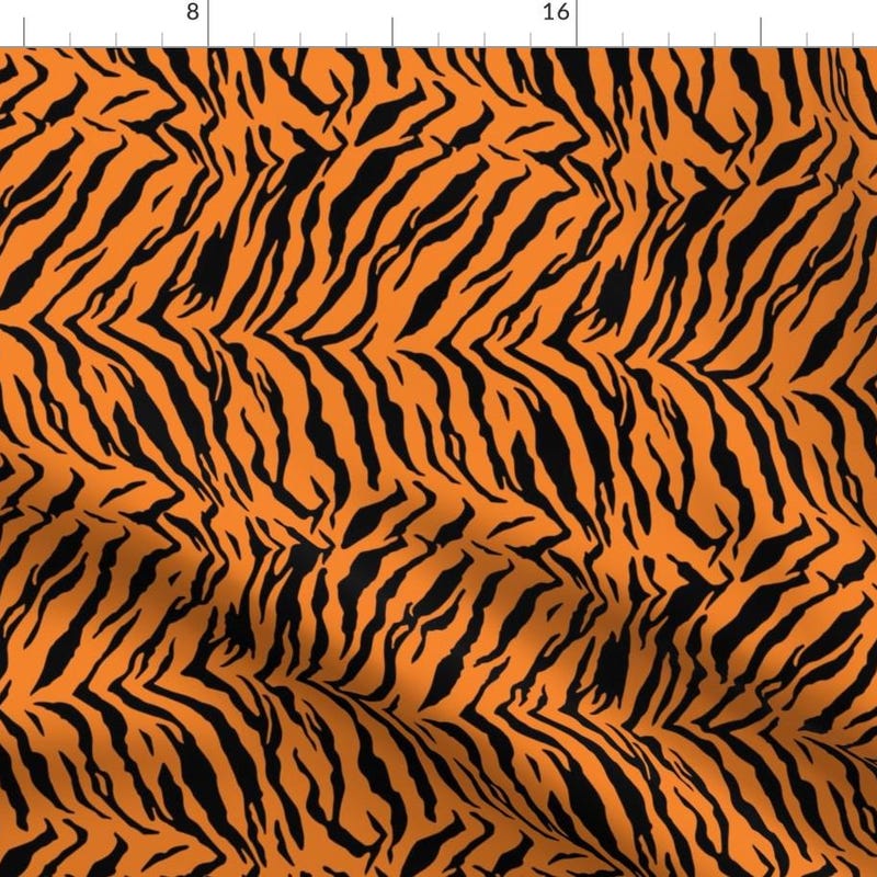 Tiger Fabric - Etsy