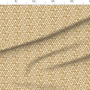 Aztec Boho Fabric Geometric Tribal Mustard Cream by Bohemiangypsyjane ...