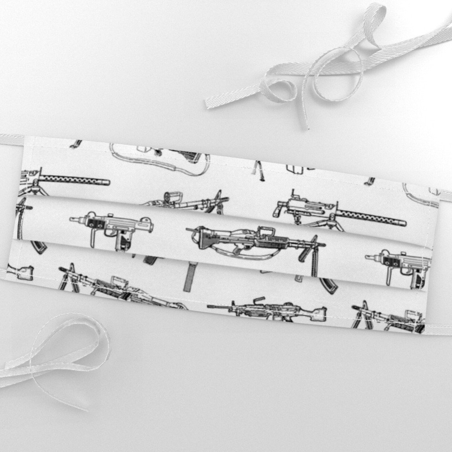 Machine Gun Fabric Machine Guns by Thinlinetextiles - Etsy