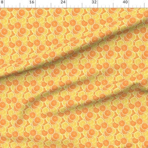 Citrus Fabric - Citrus Cloth by Inscribed Here - Citrus Orange Lemon ...
