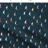 Nautical Stripe Fabric - Swab the Deck - Nautical Stripe by ...