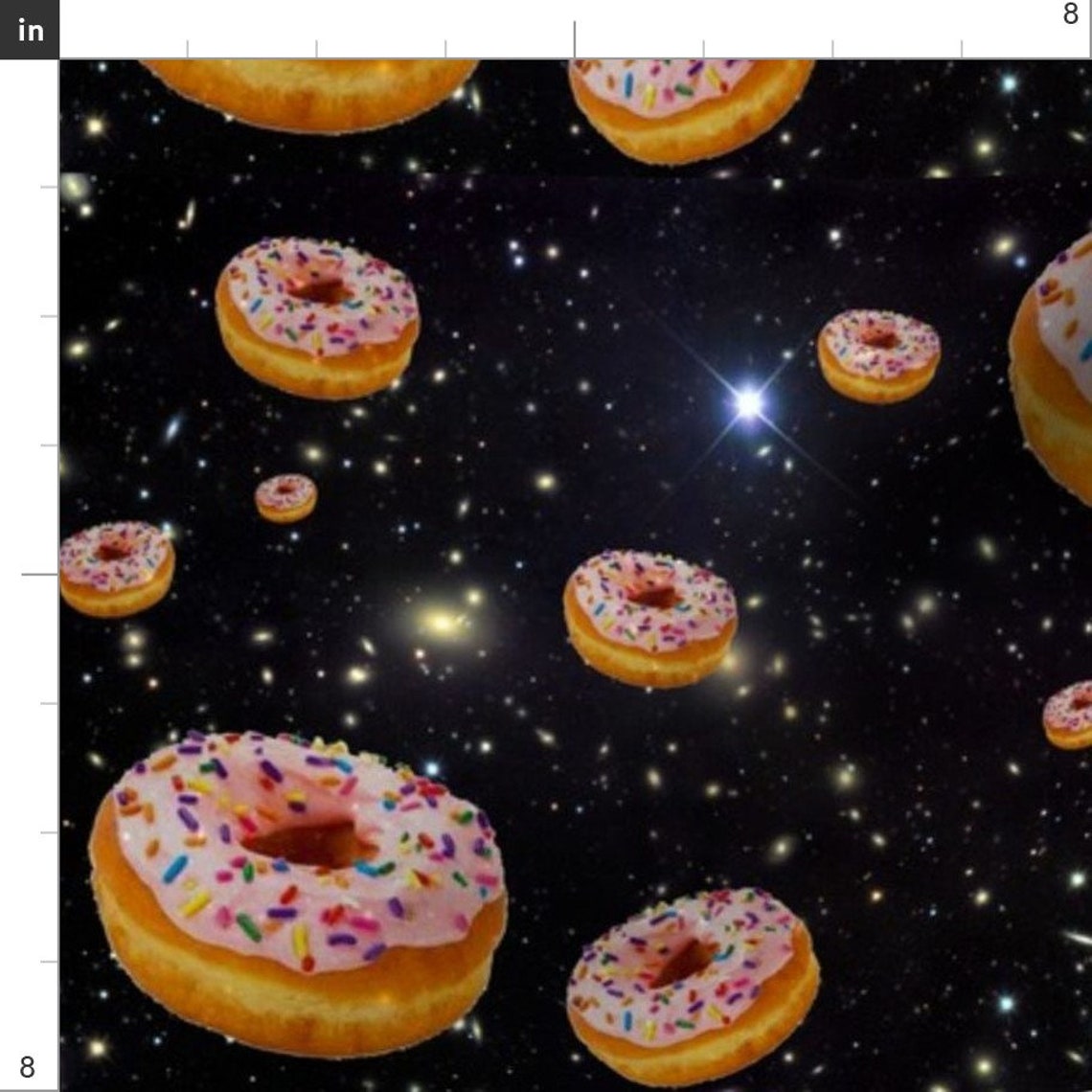 Space Donut Fabric Donut Galaxy by Sewoeno Stars Space - Etsy