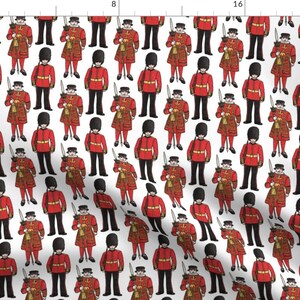 London Soldiers Fabric London Calling Soldiers by Hazel - Etsy