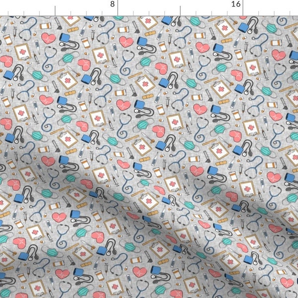 Nurse Fabric - Etsy
