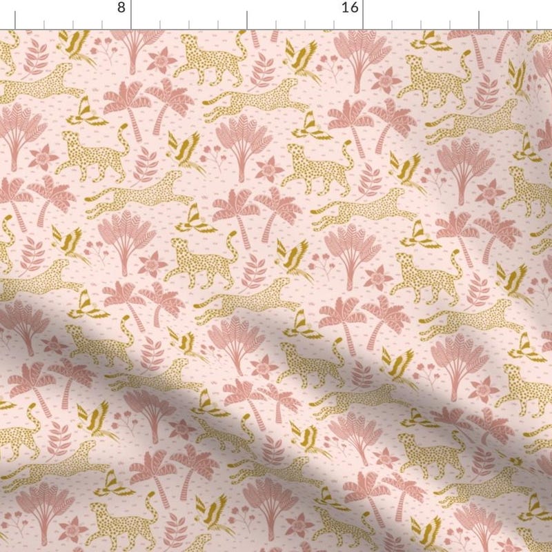 Pink Gold African Fabric - Etsy