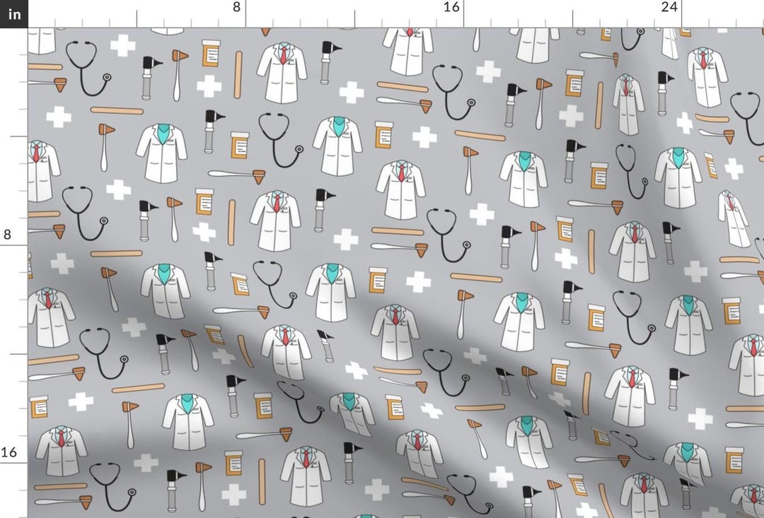 Doctor Fabric - Doctor/medical Fabric by Littlearrowdesign - Medical ...