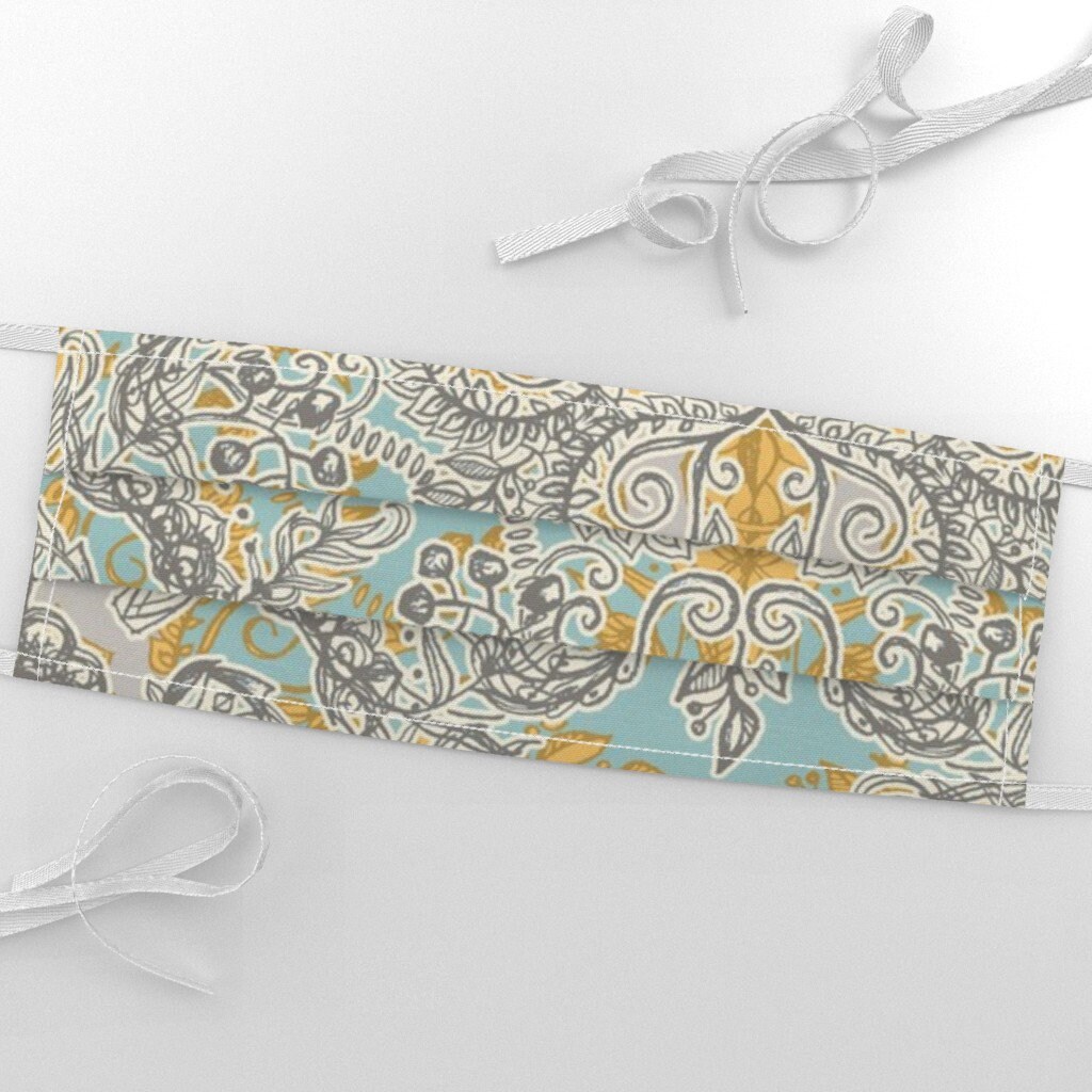 Gypsy Fabric Gypsy Floral in Soft Neutrals by Micklyn | Etsy