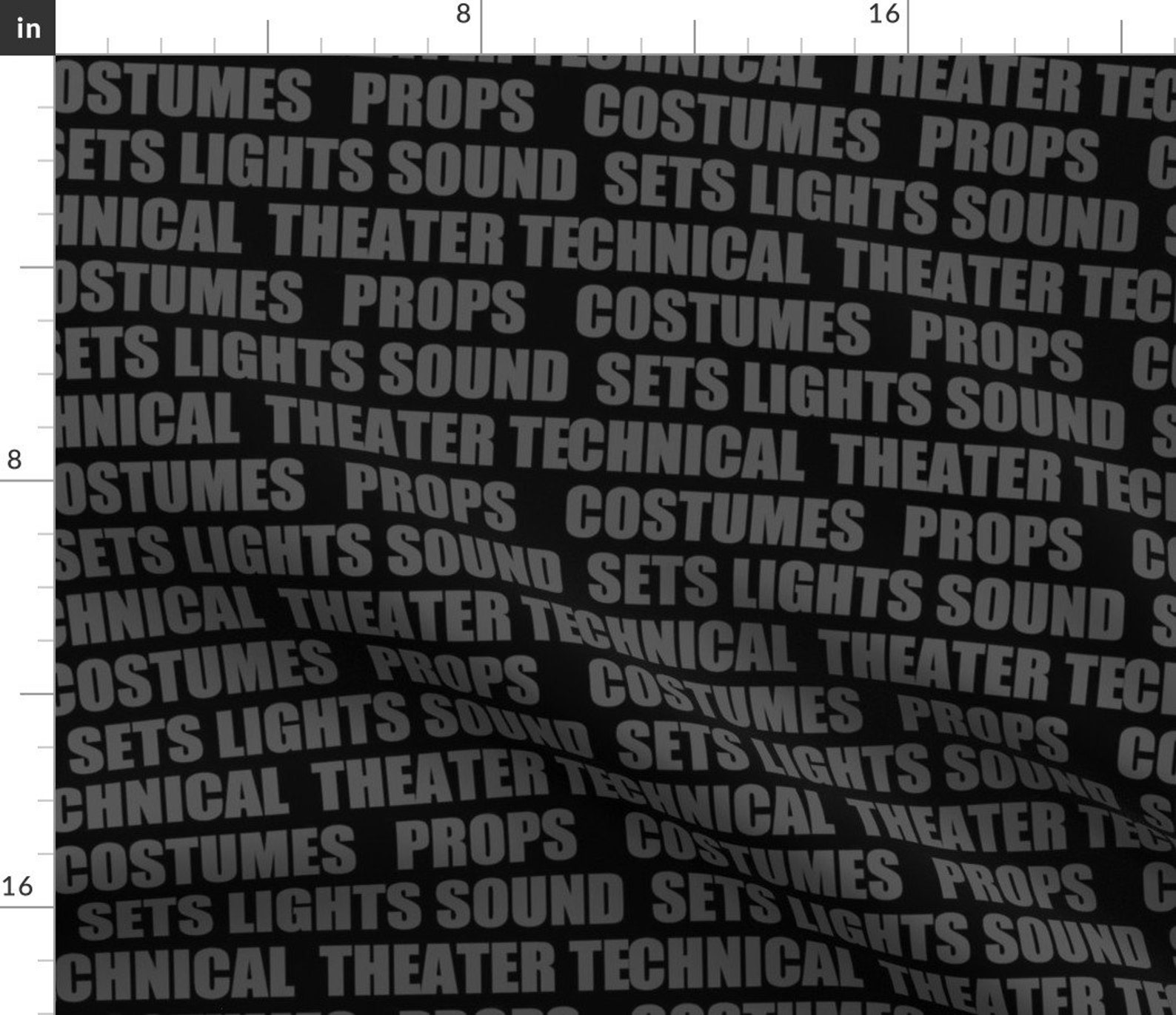 Theater Fabric Technical Theatre Cotton Fabrics by La - Etsy