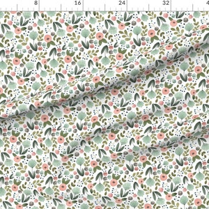 Spring Blooms Fabric Fresh Floral by Bluebirdcoop - Etsy