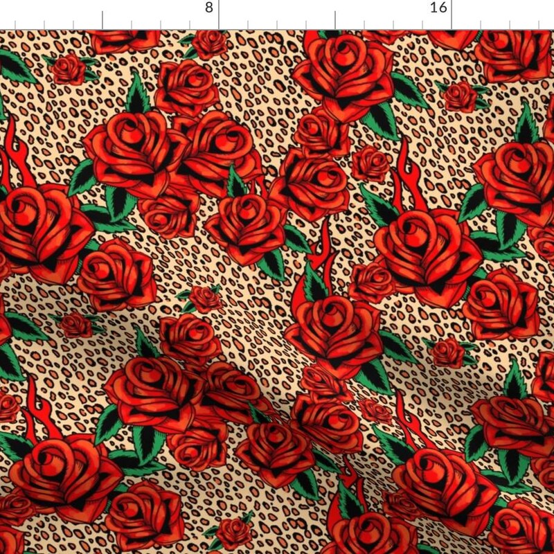 Red Rose Tattoo - Etsy