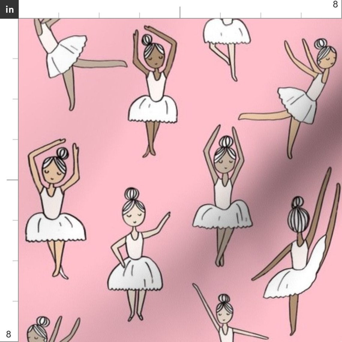 Ballet Fabric Ballet // Dancing Dancer Ballet Girls Music | Etsy