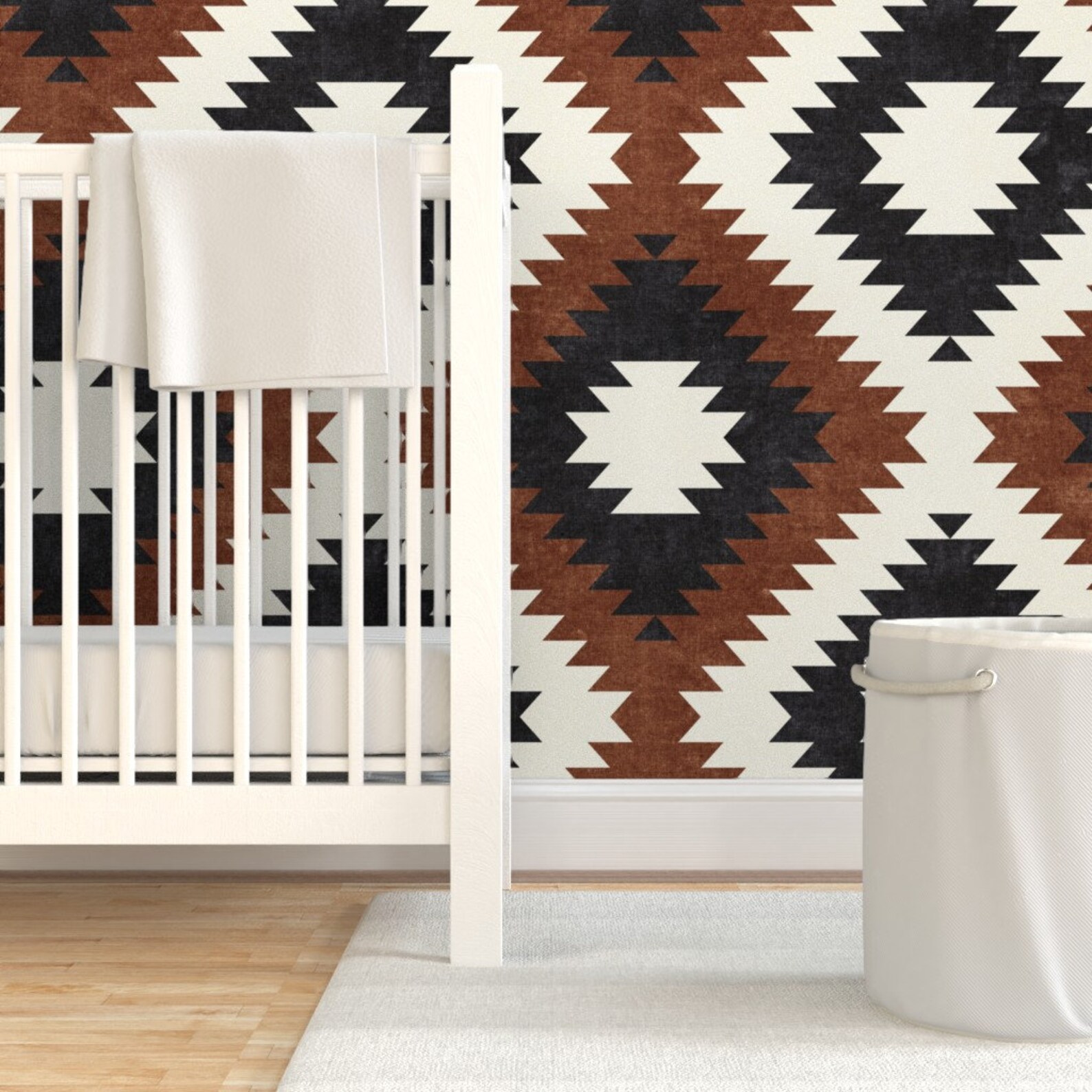 Southwestern Wallpaper Aztec Neutrals by Littlearrowdecor - Etsy