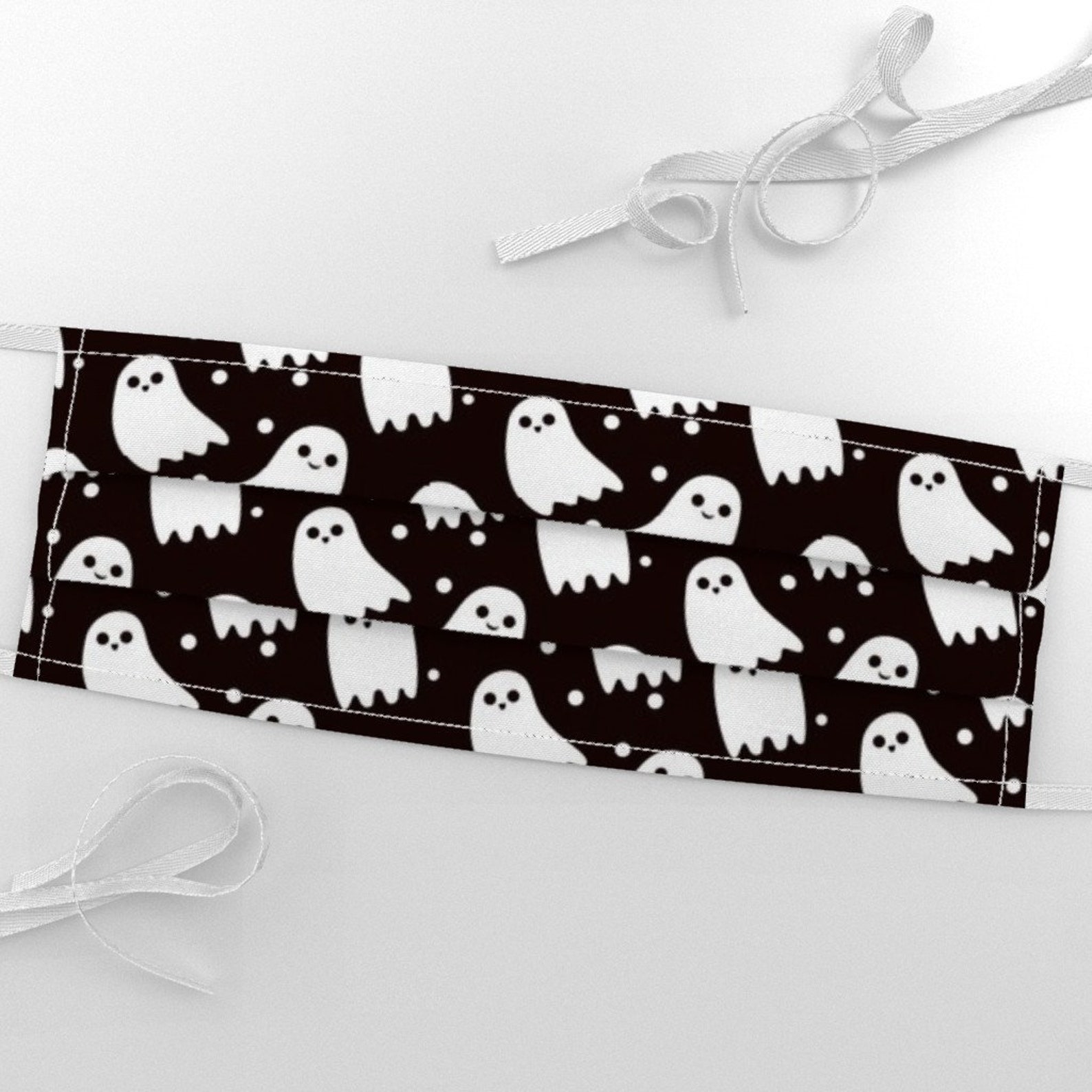 Halloween Fabric Halloween Cute Ghost Kids by Furbuddy - Etsy