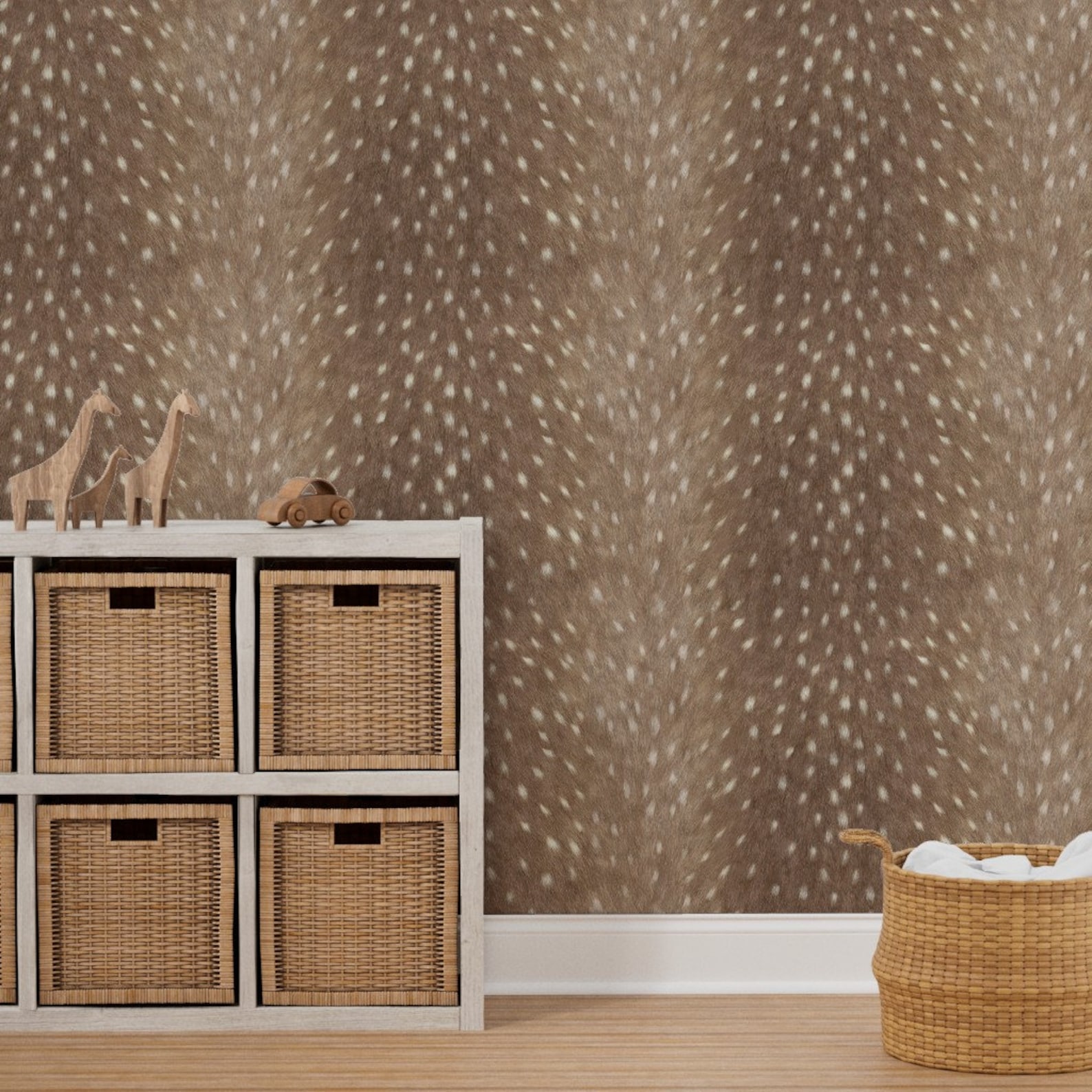 Deer Hide Wallpaper Soft Deer Hide by Willowlanetextiles - Etsy