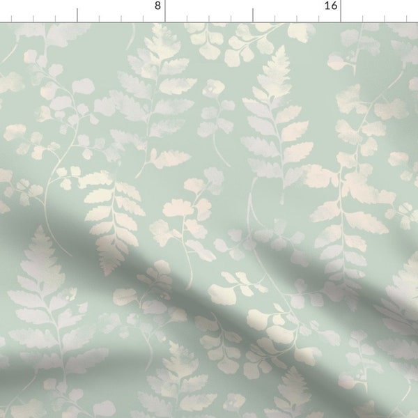 Fern Print Cotton Fabric - Etsy