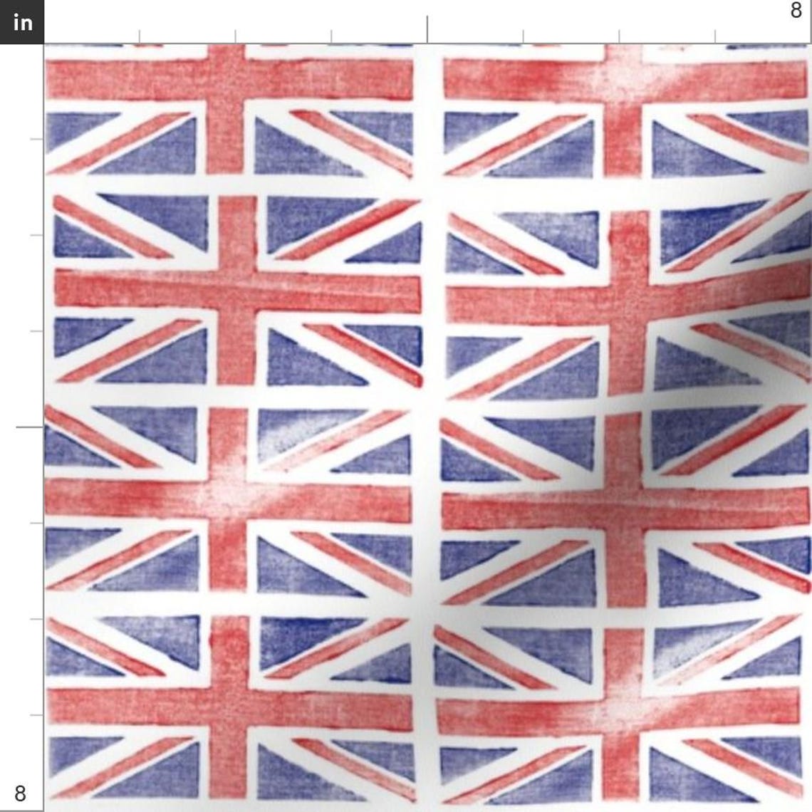 Union Jack Fabric - Jubilee Jack by Pennycandy - UK British Flag ...
