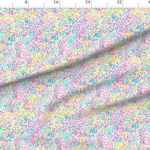 Abstract Watercolor Pastel Fabric Lighthearted Summer by Mjmstudio ...
