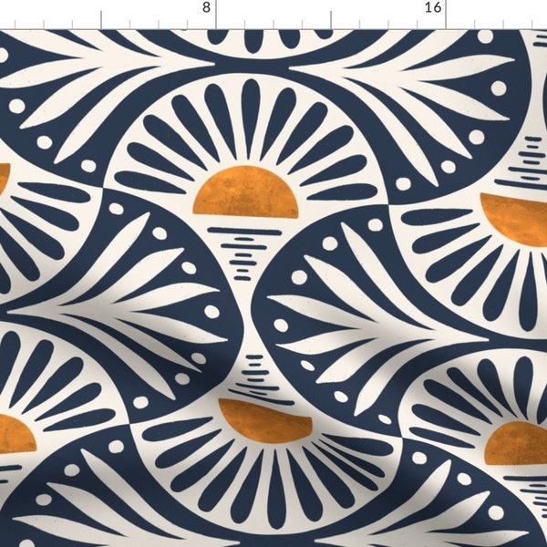 Sunset Fabric - Etsy