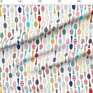 Funky Spoons Fabric - Spoon Quilt by Juliesfabrics - Spoon Kitchen ...