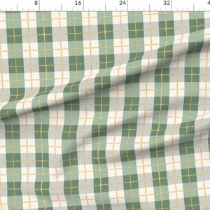 Sage Green Check Fabric Check Pattern by Meohmy_graphics Tartan Faux ...