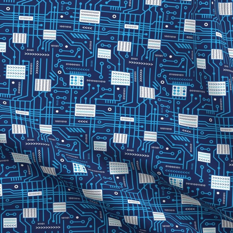 Techno Fabric - Etsy