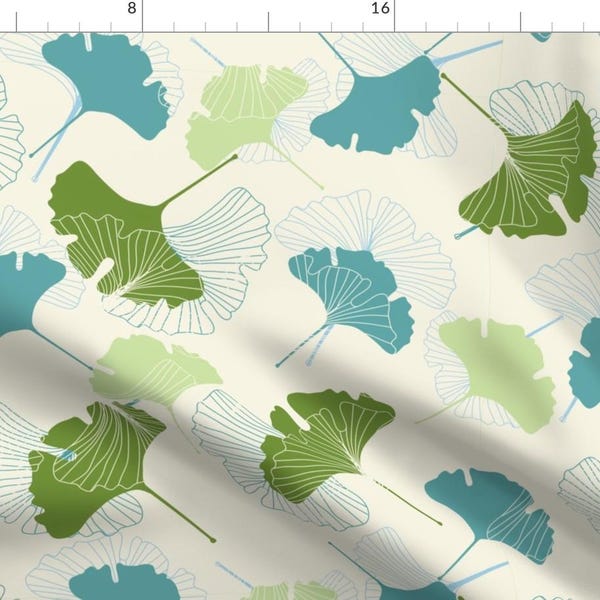Ginkgo Fabric - Etsy