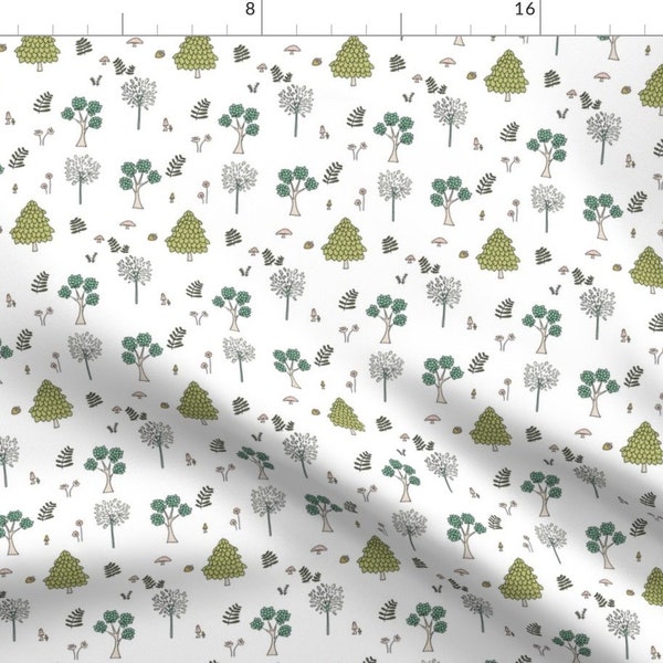 Enchanted Forest Knit Fabric - Etsy