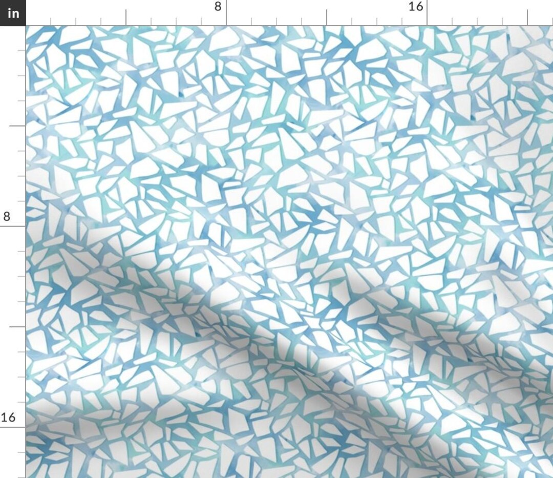 Geometric Ice Fabric Polar Ice Floe by Coastiecollections Icebreaker ...