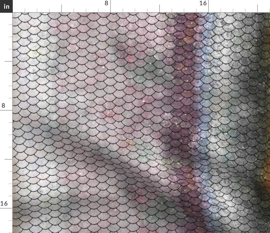 Salmon Scales Fabric Salmon Skin by Purplish Salmon Fish | Etsy