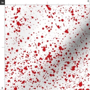 Spooky Blood Fabric Blood Splatter by Xoxotique Spooky Blood Splatter ...