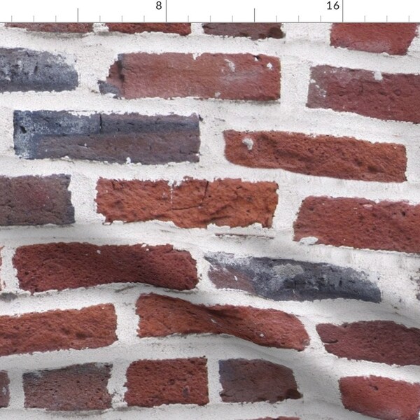 Brick Fabric - Etsy