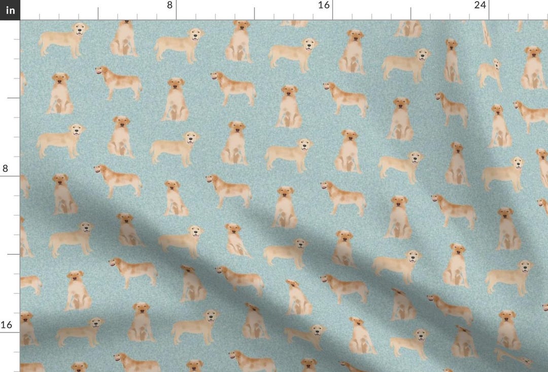 Yellow Lab Fabric - Yellow Labrador Pet Quilt Dog Breed Quilt ...