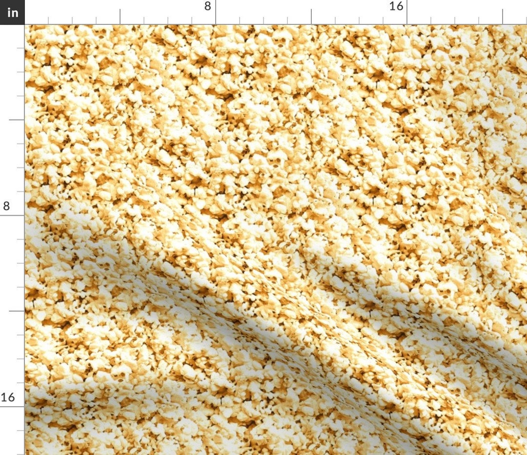 Popcorn Fabric Buttered Popcorn by Weavingmajor Popcorn Junk Food ...