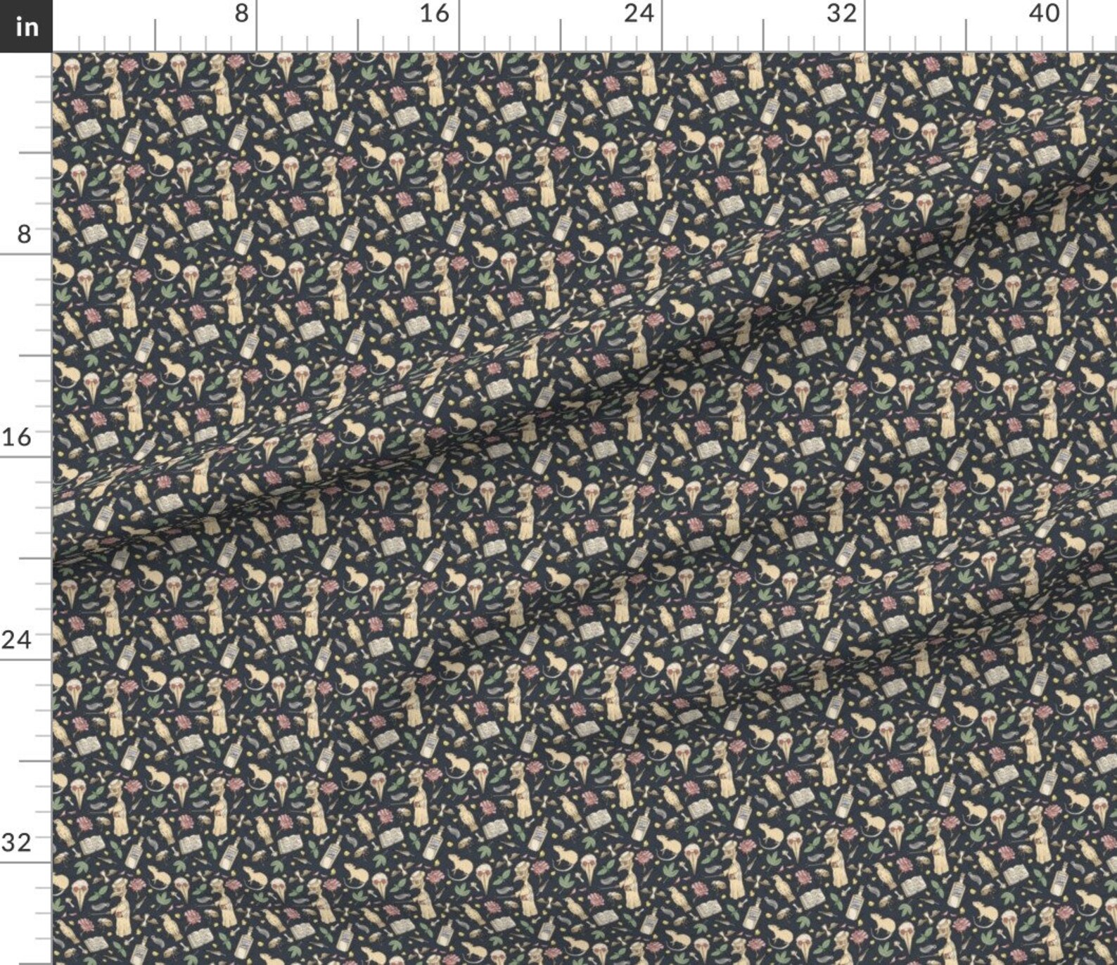 Plague Doctor Fabric Doctors of Plague 4 X 4 by | Etsy