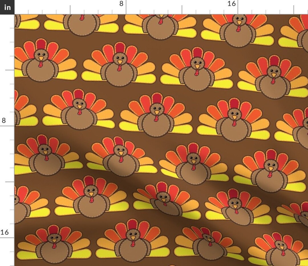 Thanksgiving Fabric Turkey for Thanksgiving by Juliematthews ...