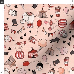 Vintage Big Top Fabric Vintage Circus by Laurawrightstudio Popcorn Top ...