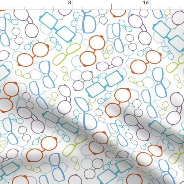 Glasses Fabric - Etsy