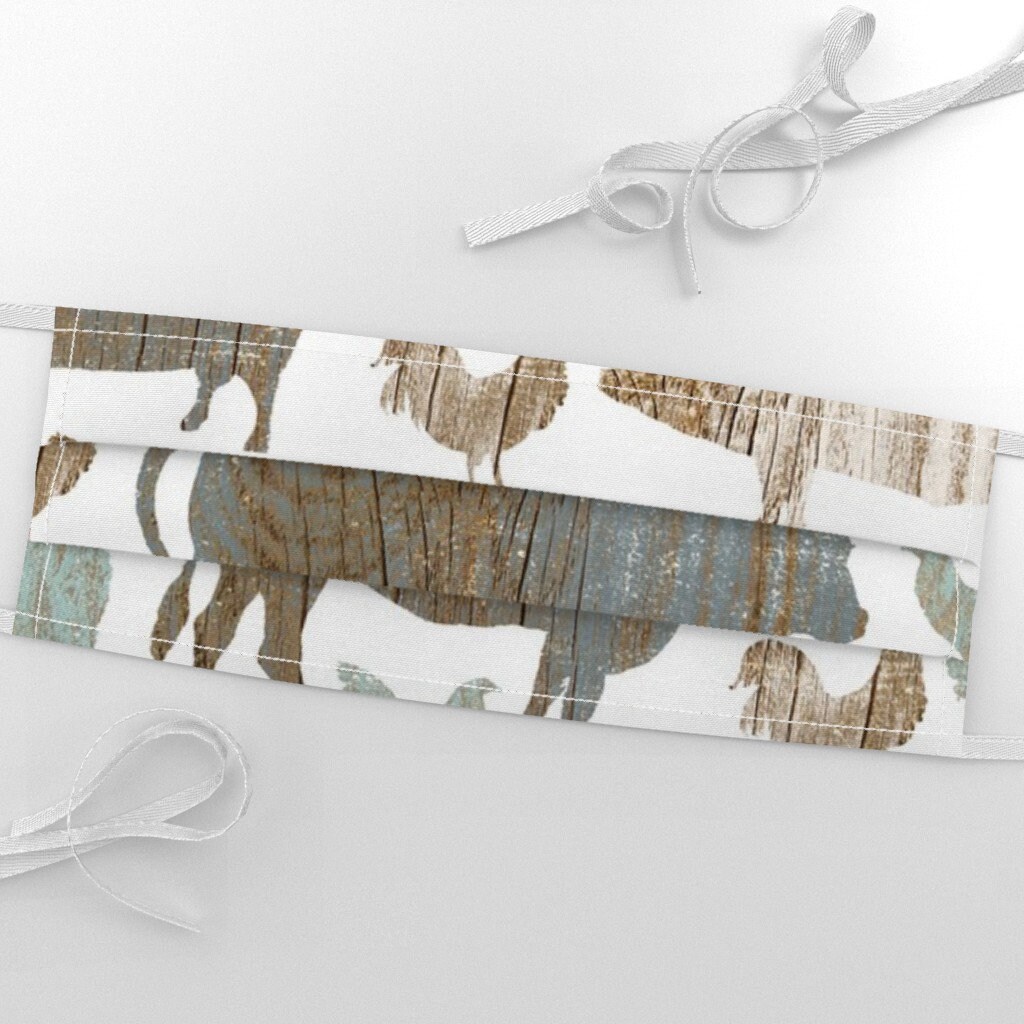Modern Farm Animal Fabric Modern Farm by Pattyryboltdesigns | Etsy