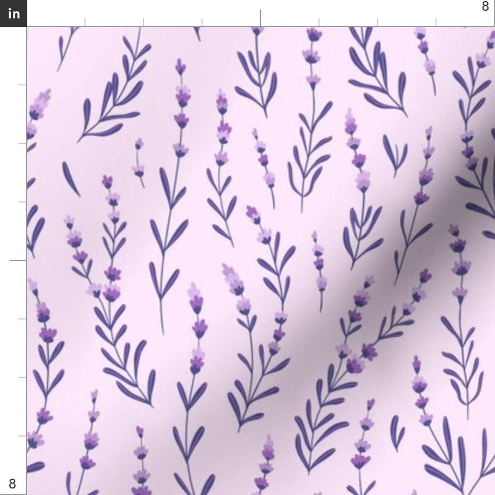 Lavender Fields Fabric Lavender by Alenkakarabanova | Etsy
