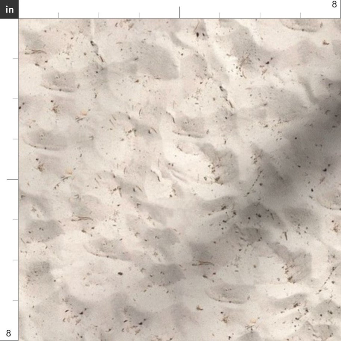 Beach Fabric Endless Beach White Sand By Thinlinetextiles Etsy