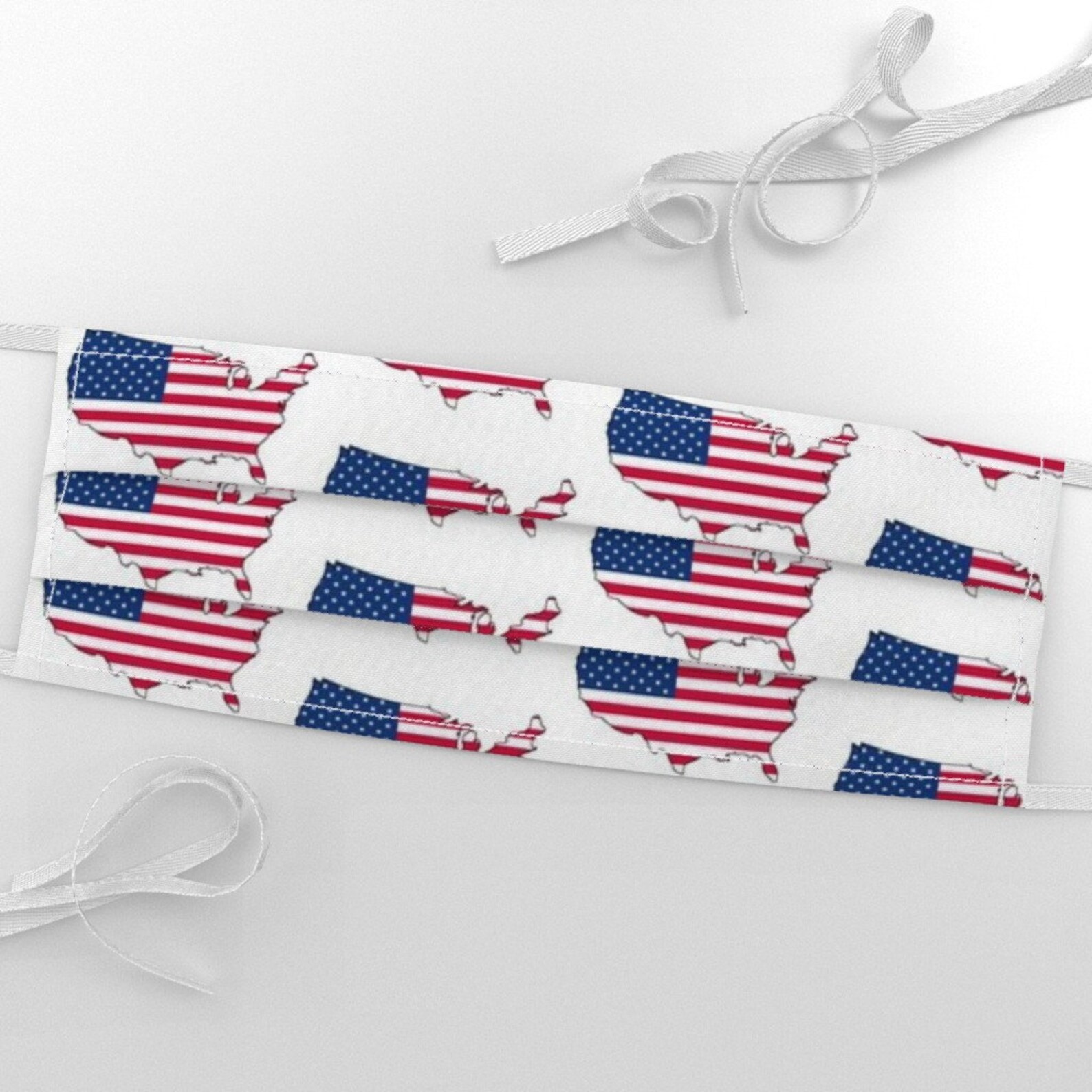 American Flag Fabric Usa Flag Overlay by Thinlinetextiles | Etsy