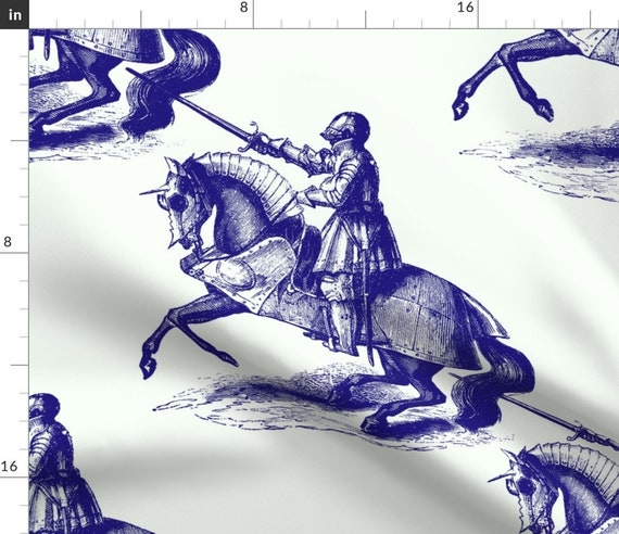 Knights Fabric Knights of Broadway by Peacoquettedesigns - Etsy