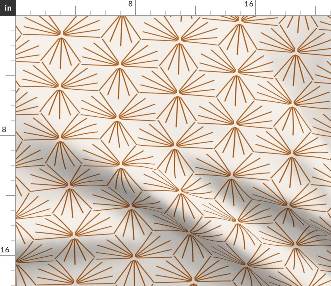 Abstract Fabric Sun Tile Sandstone by Holli Zollinger Urban Geometric ...