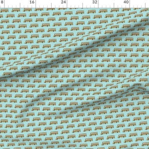 School Bus Fabric - School Bus Fabric by Littlearrowdesign - School Bus ...