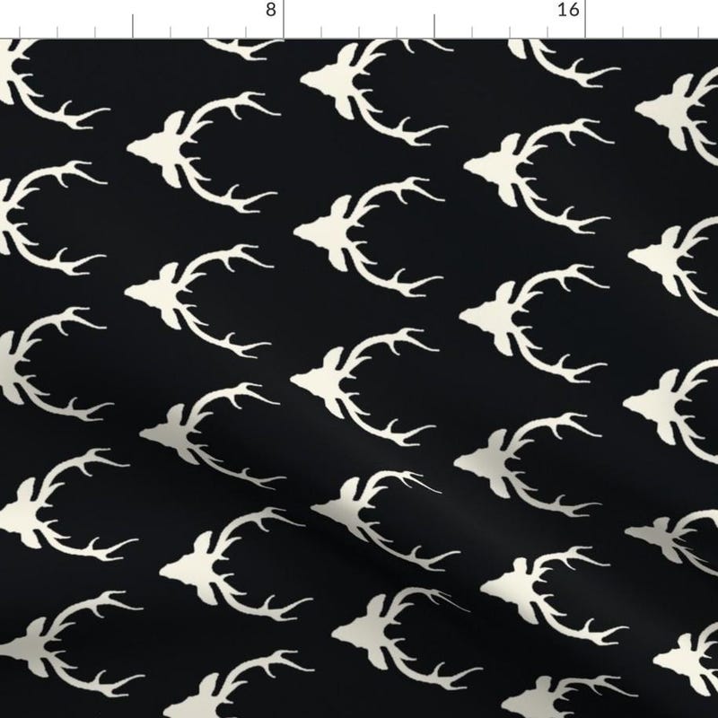 Stag Fabric - Etsy