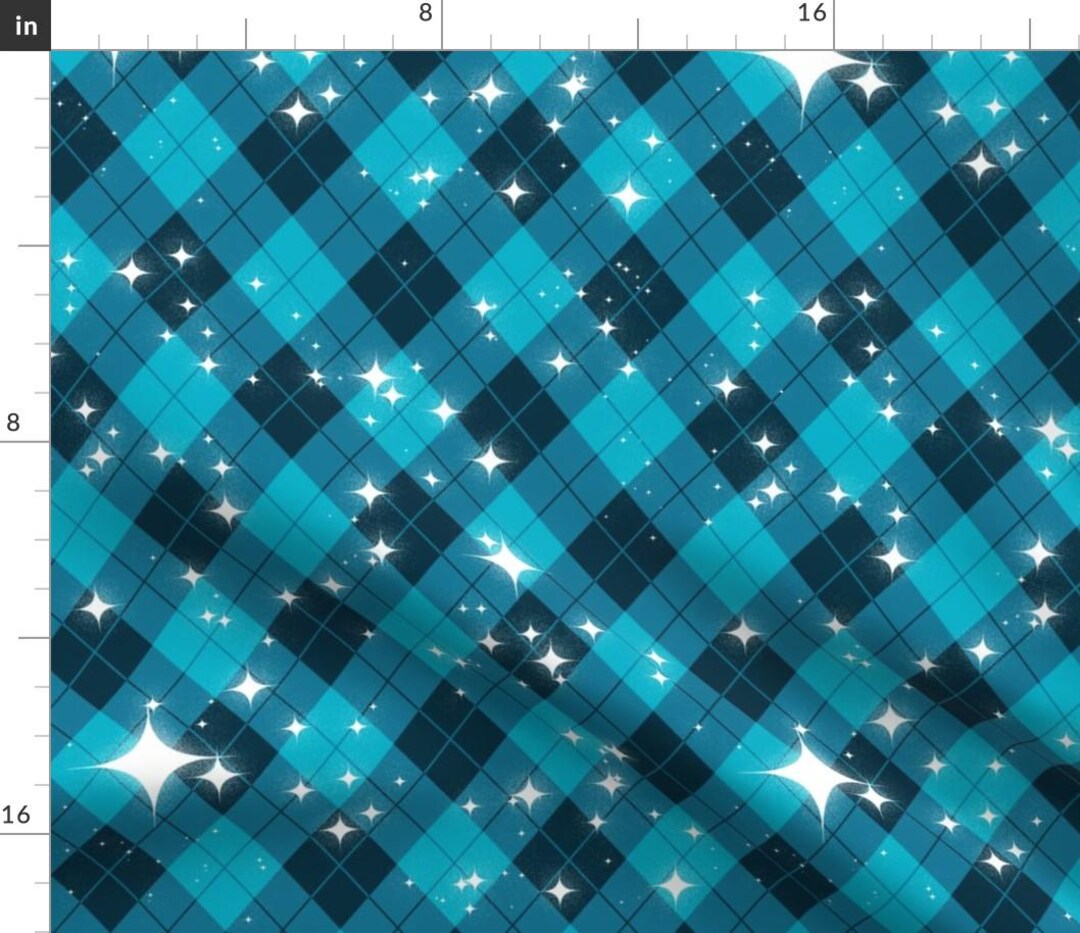 Argyle Stars Fabric Stargyle by Felis Astrum Argyle Sci-fi Cosplay ...