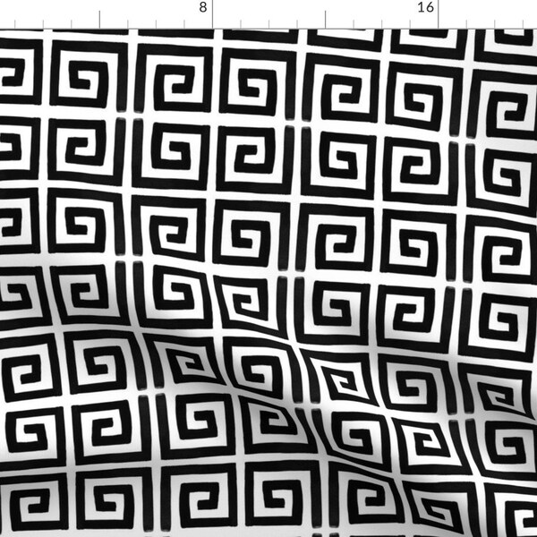 Greek Key Fabric - Etsy